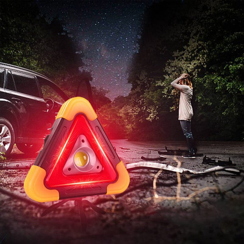 🔥2025 New Arrival🔥 3-IN-1 solar emergency triangle warning light at th ...